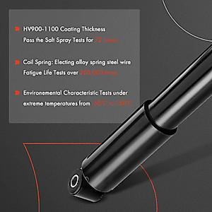 A-Premium Rear Shock Absorbers Struts Compatible with Dodge Grand Caravan 2008-2010, Chrysler Town & Country 2008-2010 - [without Load Leveling Suspension]