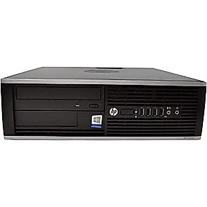 HP Elite Desktop PC Computer | Intel Quad-Core i5 | 8GB Ram | 1TB HDD | 24 Inch LCD Monitor (1080p HDMI), RGB Keyboard + Mouse | Desk Speakers | WiFi + Bluetooth | Windows 10 (Renewed)