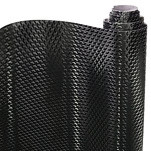VViViD Designer Black Carbon Fiber Vinyl Wrap (Triangle Carbon, 1ft x 5ft)