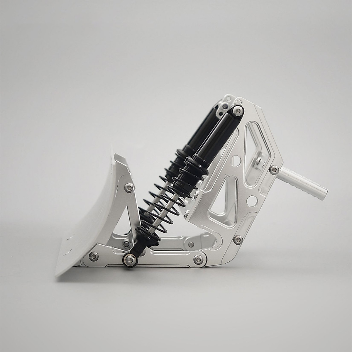 RXZIXYL RC Car Blade Snow Plow Metal Snow Shovel for 1/10 RC Crawler TRX4 TRX6 Axial SCX10 90046 03007 RGT 86100