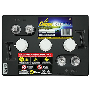 PowerStar Crown CR-220 Group GC2 6V 220 AH Battery X6