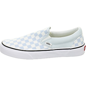 Vans Women's Slip On Trainers, Blue ((Checkerboard) Baby Blue/True White Qck), 36.5