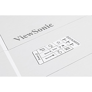 ViewSonic 3200 Lumens Full HD 1080p Shorter Throw Home Theater Projector with 3D DLP and HDMI, Stream Netflix with Dongle (PJD7828HDL)