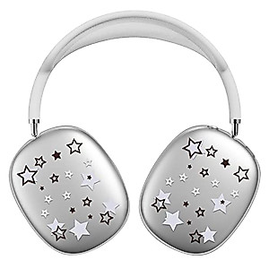 AIIEKZ Case Cover for AirPods Max, Painted Soft TPU Anti-Scratch Protective Ear Cups Case for Apple Airpods Max Headphones (Stars)