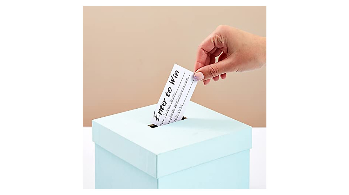 200-Pack Enter to Win Cards for Raffles & Contests