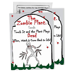 TickleMe Plant Seed Packets (2) with Zombie Plant Seed Packets (2)