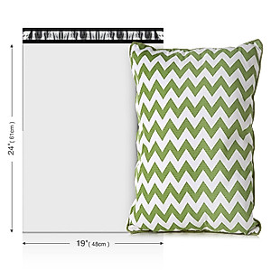 Metronic Poly Mailers 19x24 Inch 100 Pcs | Large Shipping Bags for Clothing, Small Business | Strong Thick Mailing Bags with Self Adhesive | Waterproof and Tear-Proof Large Package Bags in White