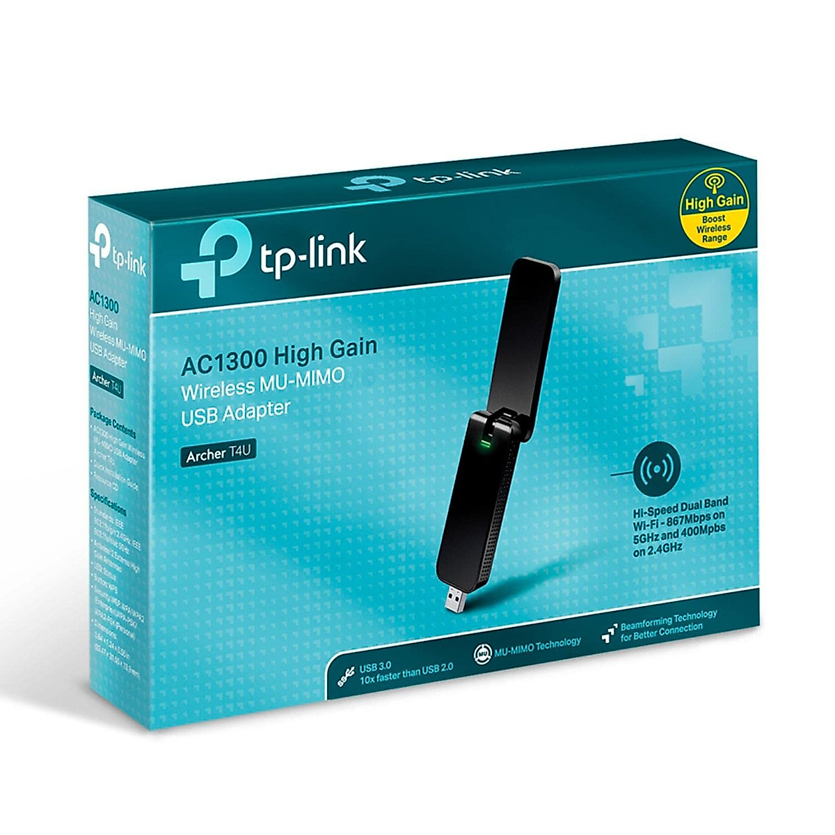 TP-Link AC1200 Wireless Dual Band USB Adapter (Archer T4U V1)