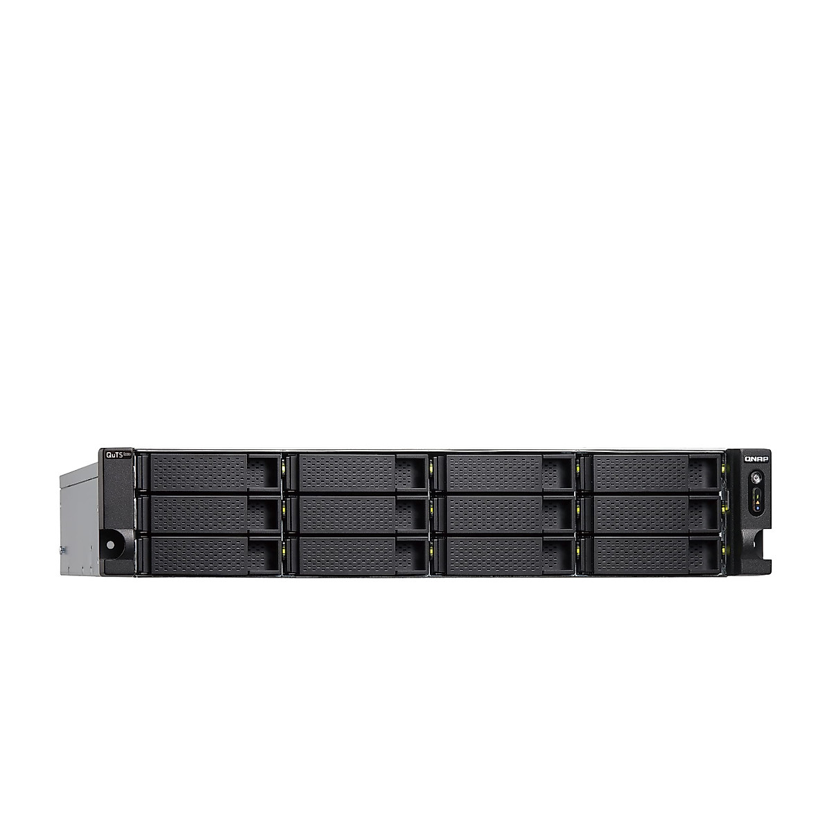 QNAP TS-h1886XU-RP-R2-D1622-32G-US 18 Bay rackmount NAS with Intel® Xeon® Processor, 32GB DDR4 ECC RAM, 10GbE-Ready and ZFS Storage for virtualization and Data-Intensive Enterprise Applications