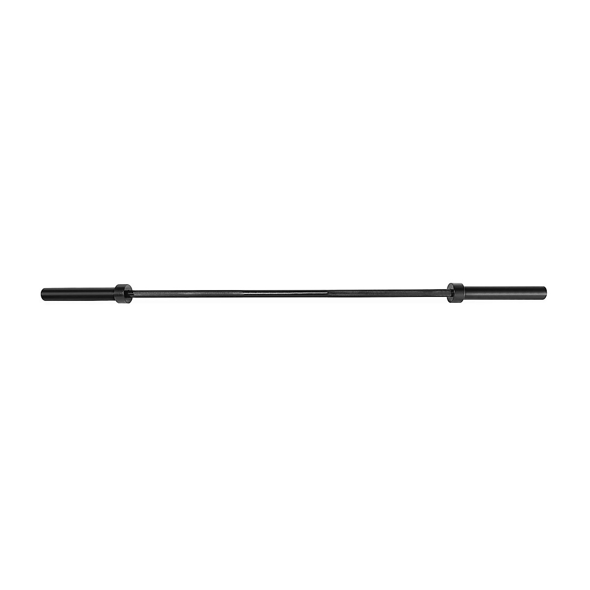 CAP Barbell 6-Foot Solid Olympic Bar, Black (2-Inch) - New Version (OBIS-72B)