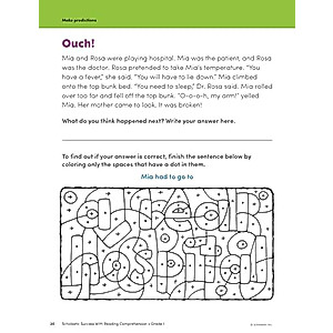 Scholastic Success with Reading Comprehension Grade 1 Workbook (Scholastic, Grade 1)