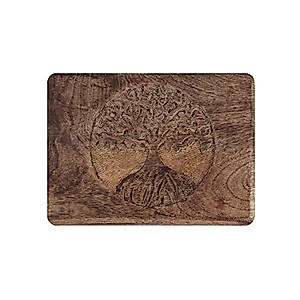 Li'Shay Wooden Trinket Keepsake Box with Tree of Life Design