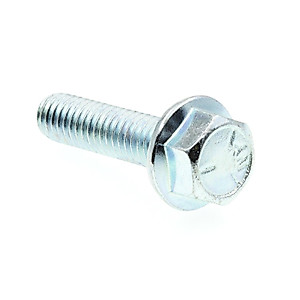 Prime-Line 9090931 Serrated Flange Bolts, 5/16 In.-18 X 1-1/4 In., Zinc Plated Case Hard (25 Pack)