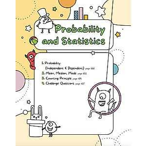 Math Practice Workbook Grades 6-8: 1000+ Questions You Need to Kill in Middle School by Brain Hunter Prep (Arithmetic, Algebra, Geometry, Measurement, ... more in Kill It Series by Brain Hunter Prep)