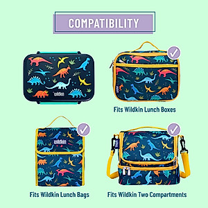 Wildkin Reusable Food Container for Kids – Airtight, Leak Resistant, Dishwasher Safe - Jurassic Dinosaurs