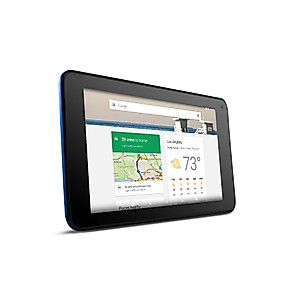 Ematic 7" HD 16GB Quad-Core Tablet with Android 5.1, Lollipop, Bluetooth, Dual Camera, (Blue)