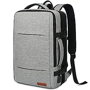 MIYCOO Travel Backpack for Women Men，Carry on Backpack Large Laptop Backpack Hiking Backpack School Bag for Outdoor Sports, Grey