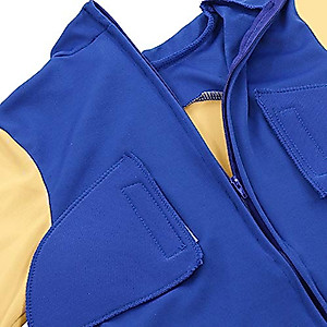 Yakogy Halloween Pretend Play Costumes Onesie Kids Costume Cartoon Jumpsuit Bodysuit,S