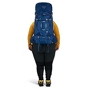 Osprey Ariel 65L Women's Backpacking Backpack, Black, WXS/S, Extended Fit