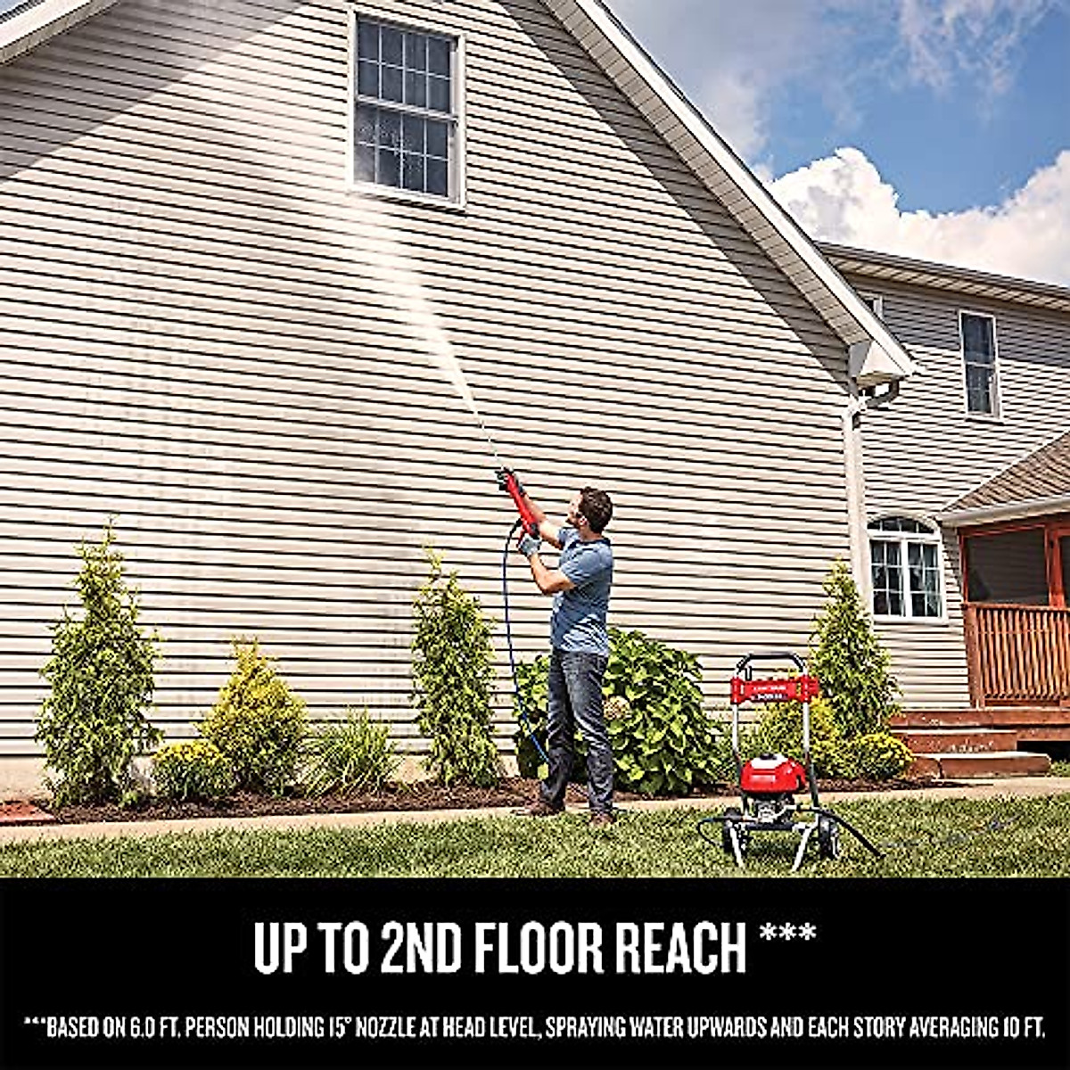 CRAFTSMAN Electric Pressure Washer, Cold Water, 2400-PSI, 1.1-GPM, Corded (CMEPW2400)