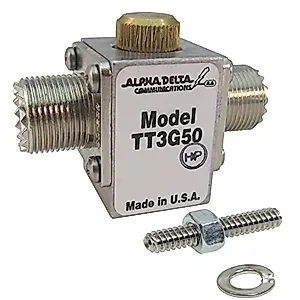 ALPHA DELTA ATT3G50UHP Original Coaxial Surge Protector; Frequency: DC-3GHz; 2OOO Watts; Connector - SO-239