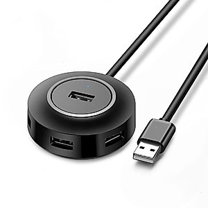 SHYPT The 4-Port Expansion USB Splitter 2.0 4-Port HUB Hub Docking Station Laptop USB C Hub