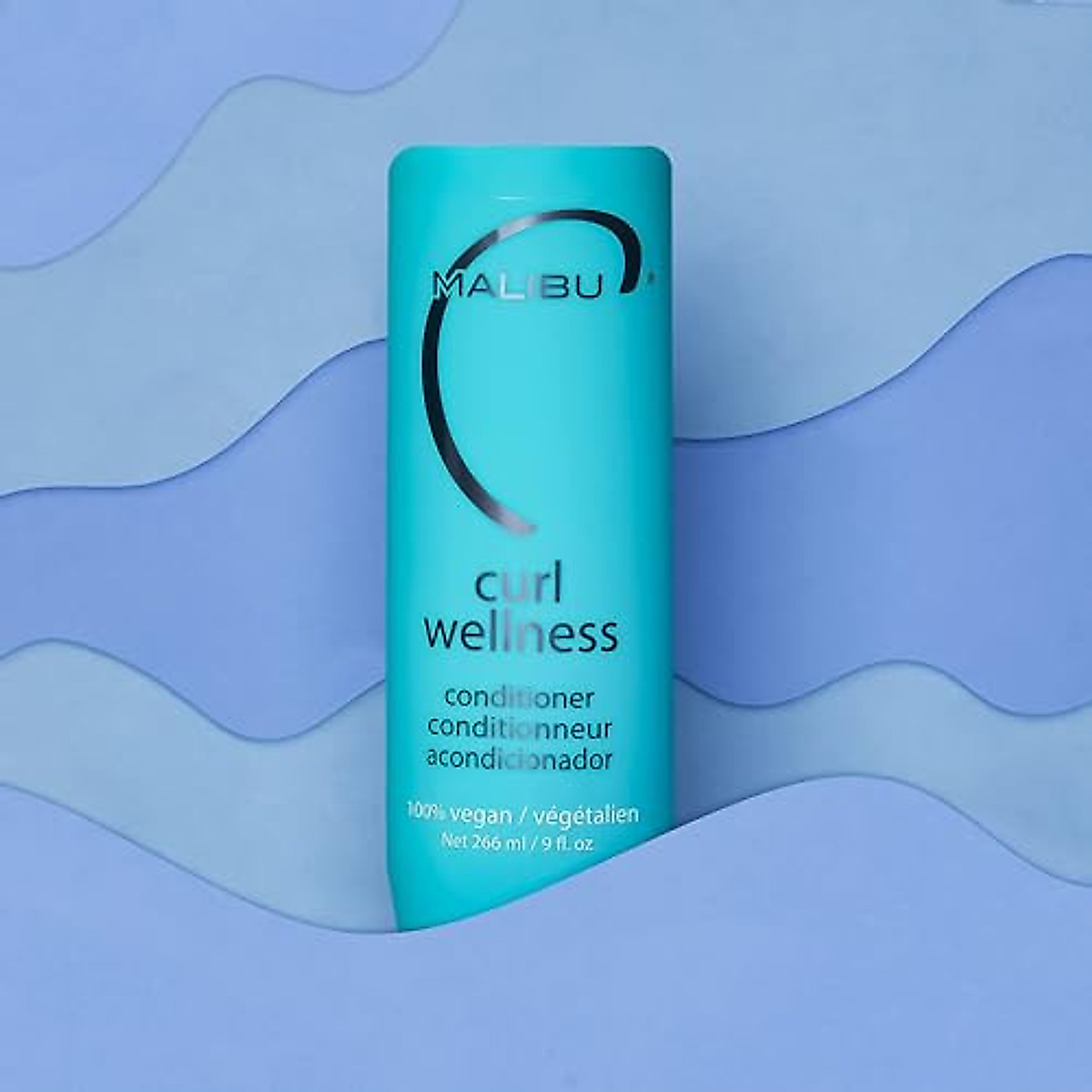 Malibu C Curl Wellness Conditioner (9 oz) - Moisturizing Conditioner for Textured Hair, Frizz Control - Curl Conditioner for Natural & Chemically Processed Curls