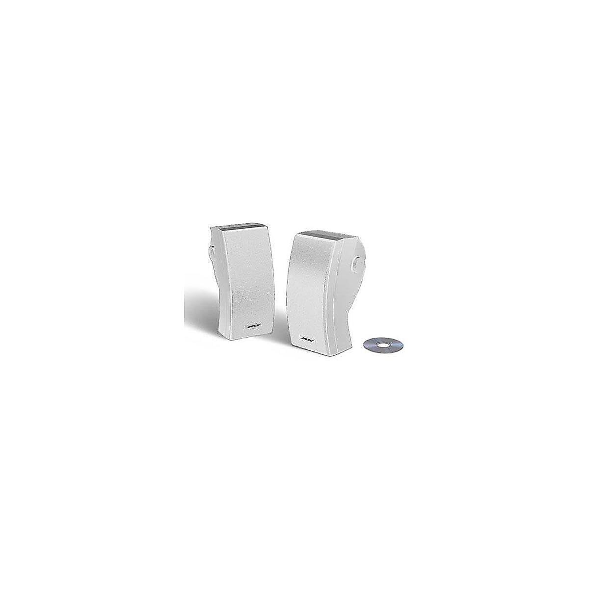 Bose 2 Pack 251 Outdoor Environmental Speakers (Pair), White with H&A 16 AWG Speaker Wire 100'