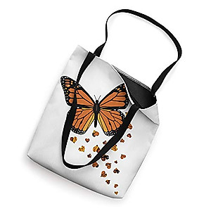 Monarch Butterfly Love Heart Gift for Women and Girls Tote Bag