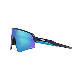 Oakley Men's Oo9465 Sutro Lite Sweep Rectangular Sunglasses, Matte Navy/Prizm Sapphire, 39 mm