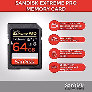 Panasonic LUMIX GX85 Mirrorless Camera (Black) Bundled with 12-32mm and 45-150mm Lenses, 64GB SD Card, and Accessory Bundle