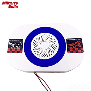 Milton’s Bells Warehouse Door Chime and Siren Kit - Extra Loud doorbell Chime and Siren kit, for Industrial, Manufacturing, Warehouses, Loading Docks and environments with Loud Machinery