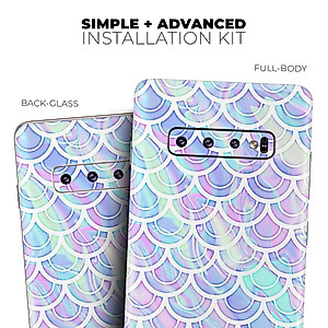 DesignSkinz Iridescent Dahlia v9 Protective Vinyl Decal Wrap Skin Cover Compatible with The Samsung Galaxy S20 (Screen Trim & Back Glass Skin)