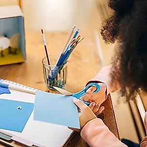 Fiskars 6" Big Kids Scissors, For Ages 8+, For School or Crafting, Turquoise