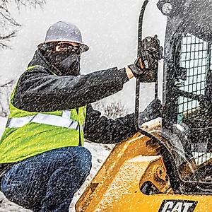 Klein Tools 60400 Hard Hat, Non-Vented Full Brim Style, Padded, Self-Wicking Odor-Resistant Sweatband, Tested up to 20kV, White