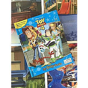 Disney / Pixar Toy Story 4 My Busy Books - Storybook, 10 figurines, playmat