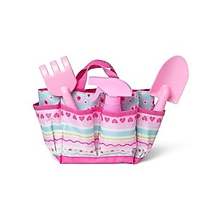Melissa & Doug Sunny Patch Pretty Petals Gardening Tote Set,for 3+ years, With Tools