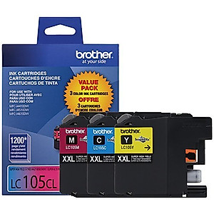 4 X Brother Printer LC1053PKS Ink