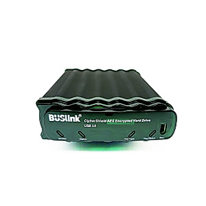 Buslink CipherShield USB 3.0/eSATA FIPS 140-2 Level 2 HIPAA 256-bit AES Hardware Encrypted Desktop Hard Drive (2TB)