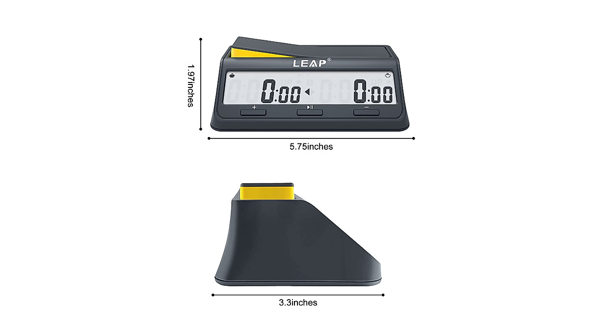 LEAP Digital Chess Clock Timer - Accurate & Easy to Use