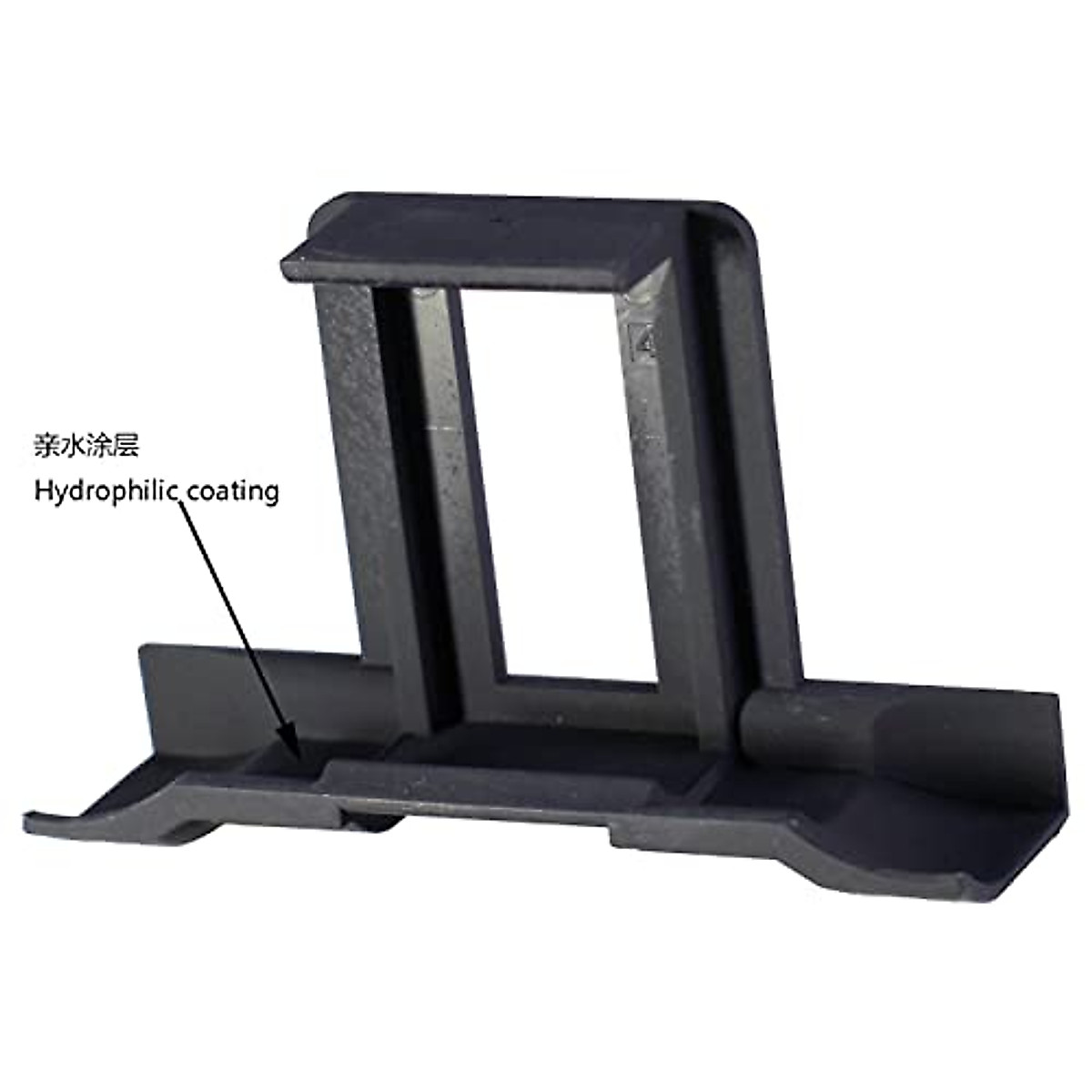 HZLH Solar Panels Water Drained Away Clip,Auto Remove Stagnant Water Build-up Near The Panel Edges. Plastic Clip to Clear Black 30mm、35mm、40mm、45mm、50mm T35