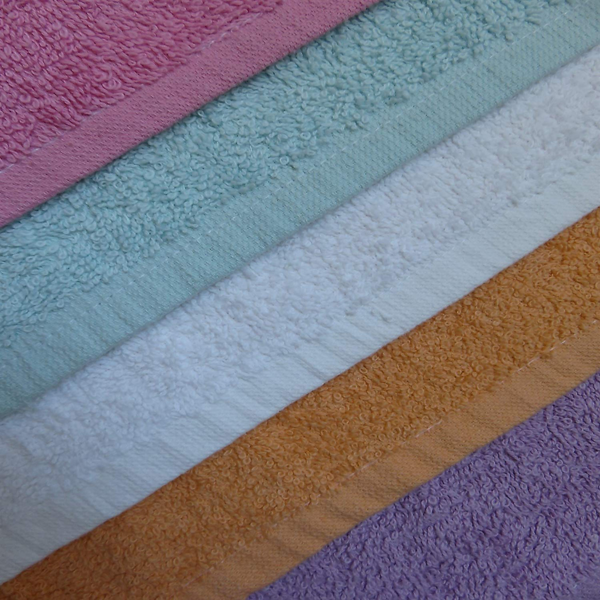 TowelFirst 5-Pack Extra-Absorbent Bath Towel Set - Large, 27x54 Inches, 100 Percent Cotton Bath Towels - Soft and Quick Drying - Best for Bath, Pool and Guest Use, Get 2 12x12 Inches Washcloths