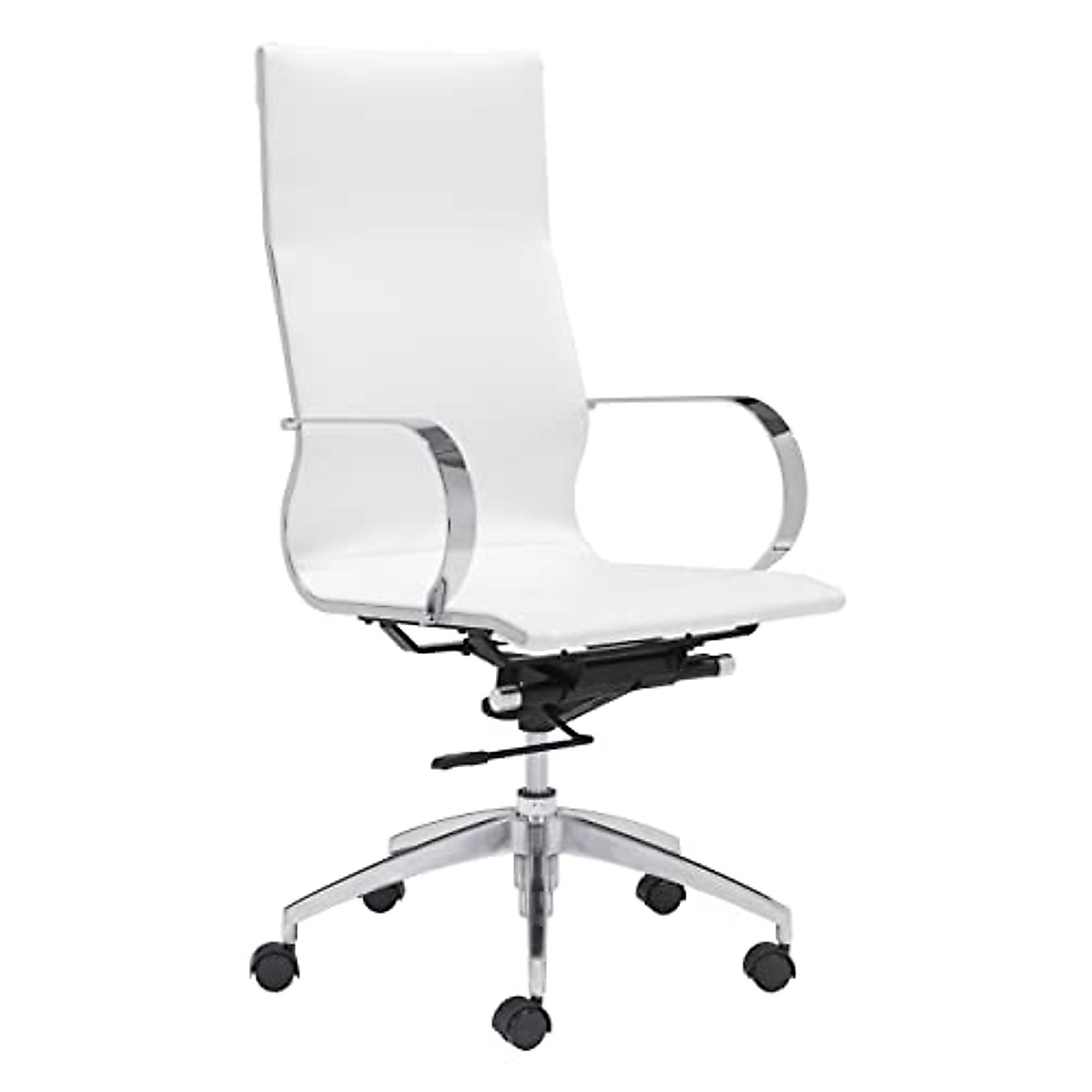 Zuo Glider Hi Back Office Chair, White