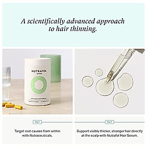 Nutrafol Fullest Hair Kit | Women Hair Supplement & Growth Activator | Ages 18-44 | Supports Visibly Stronger, Thicker Hair | Patent-Pending Ashwagandha Exosome Technology | 3 Month Supply