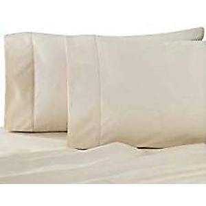 Wamsutta Dream Zone 750-Thread-Count PimaCott Ivory Queen Sheet Set Plus Freebies (Dish Cloth)
