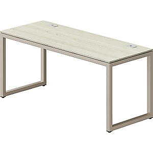 SHW Home Office 55-Inch Large Computer Desk, Maple
