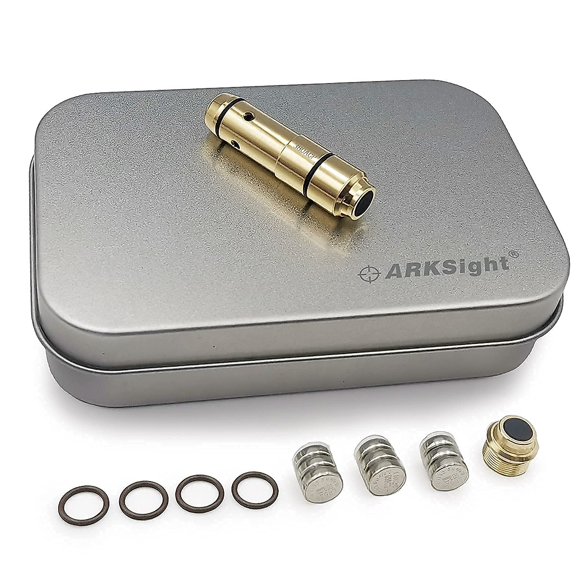 ARKSight Dry Fire Training Cartridge 380ACP and 45ACP Laser Training Cartridge Integrated Snap Cap, Red Laser Bullet