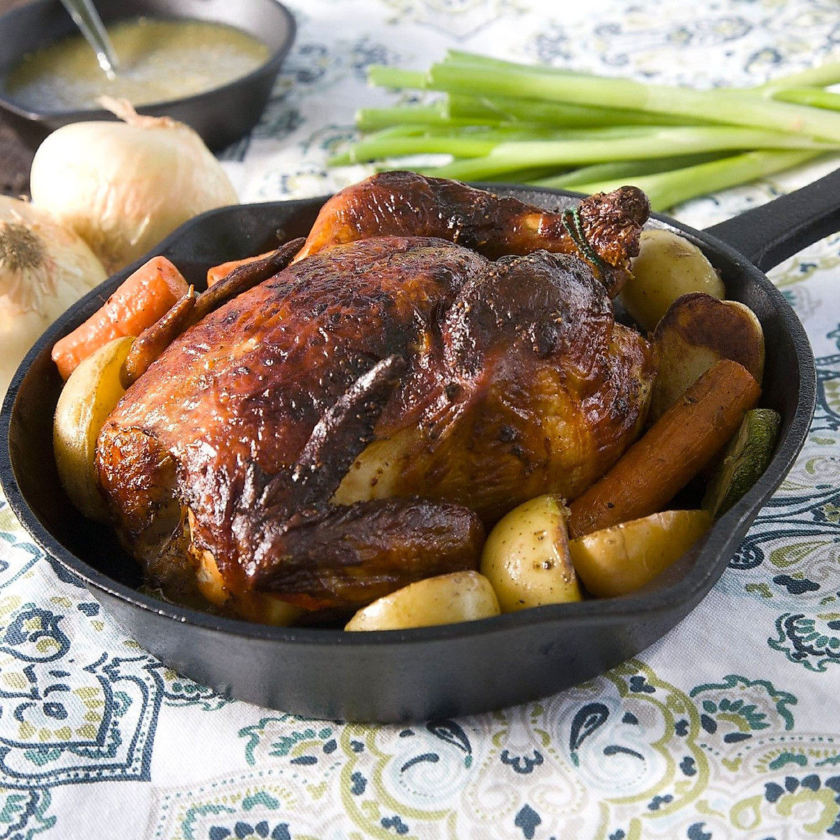 Bayou Classic 6-in 8-in & 10-in Pre-Seasoned Cast Iron Skillet Set Perfect For Searing & Braising or Baking Apple Pies and Cobblers