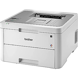 Brother HL-L32 10CW Series Compact Wireless Digital Color Laser Printer - Mobile Printing - Print Up to 19 Pages/Min - Up to 250-sheet/tray - Up to 2400 x 600 DPI - Mono Display + HDMI Cable