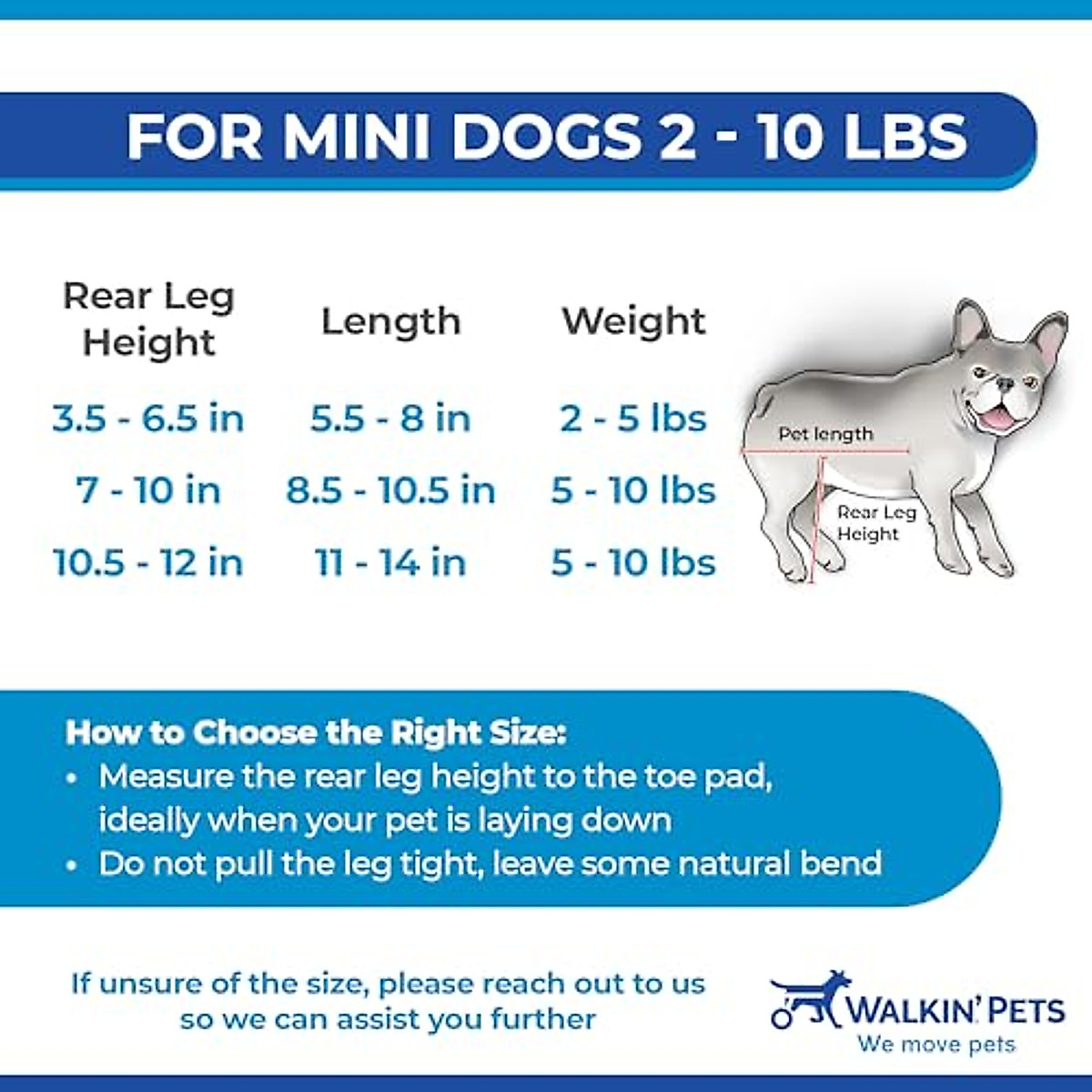 Dog Wheelchair - XS for Mini/Toy Breeds 2-10 Pounds - Veterinarian Approved - Dog Wheelchair for Back Legs